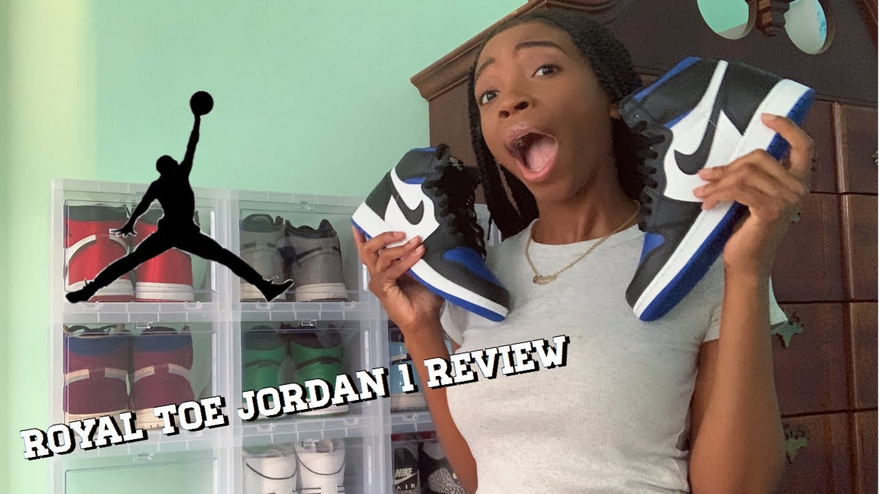 ROYAL TOE JORDAN 1 REVIEW + ON FOOT ! - YouTube