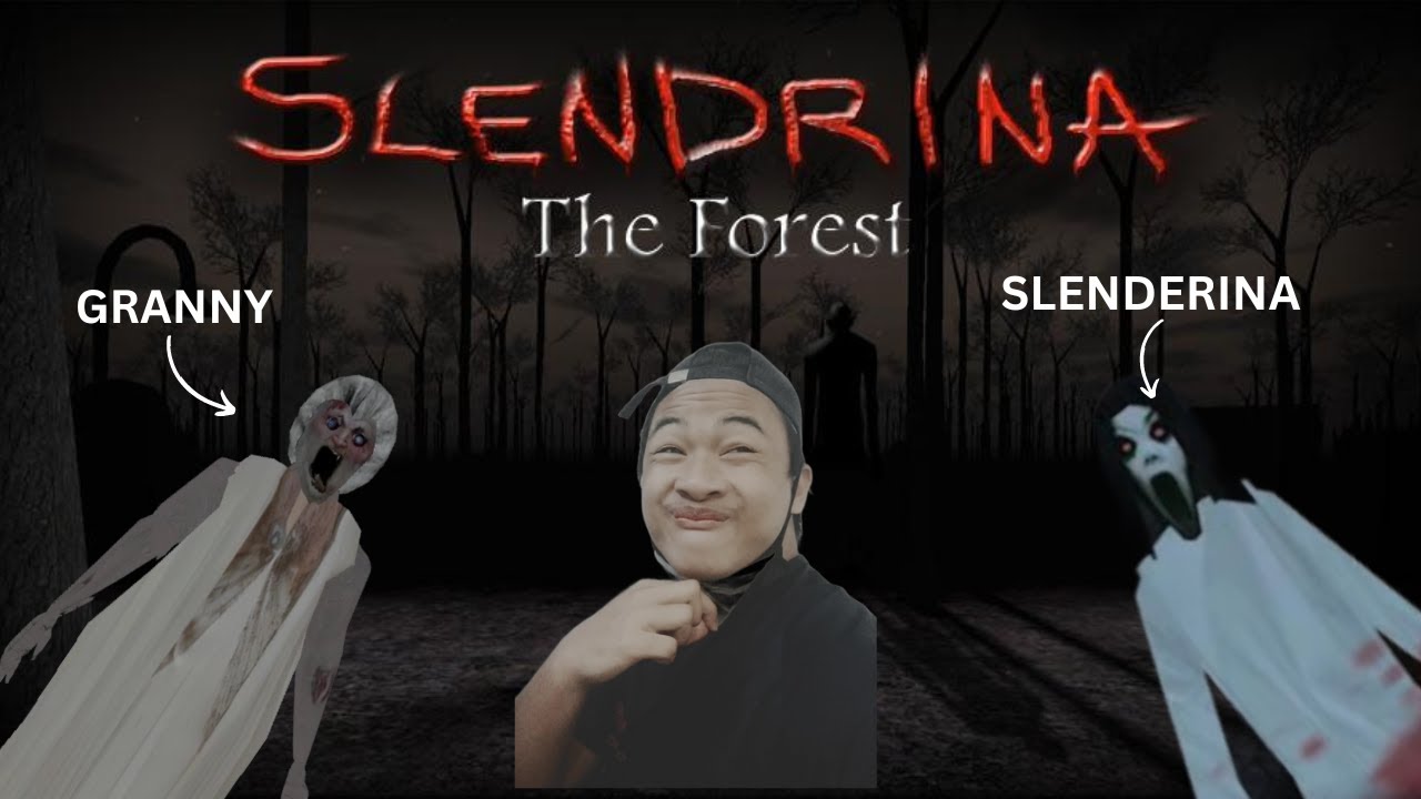 Got chase by a Granny and Slenderina in the Dark Forrest(SLENDERINA THE ...