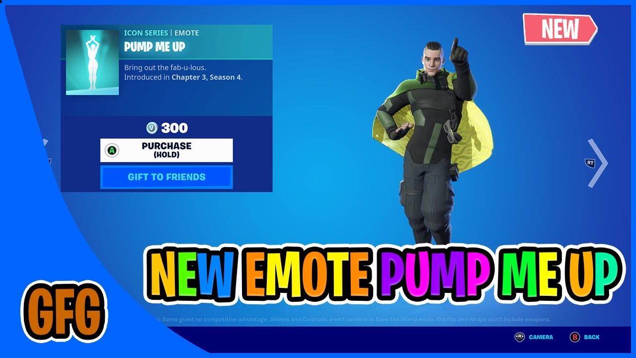 Fortnite item shop update New PUMP ME UP RIDE EMOTE IS IN SHOP - (OCT ...