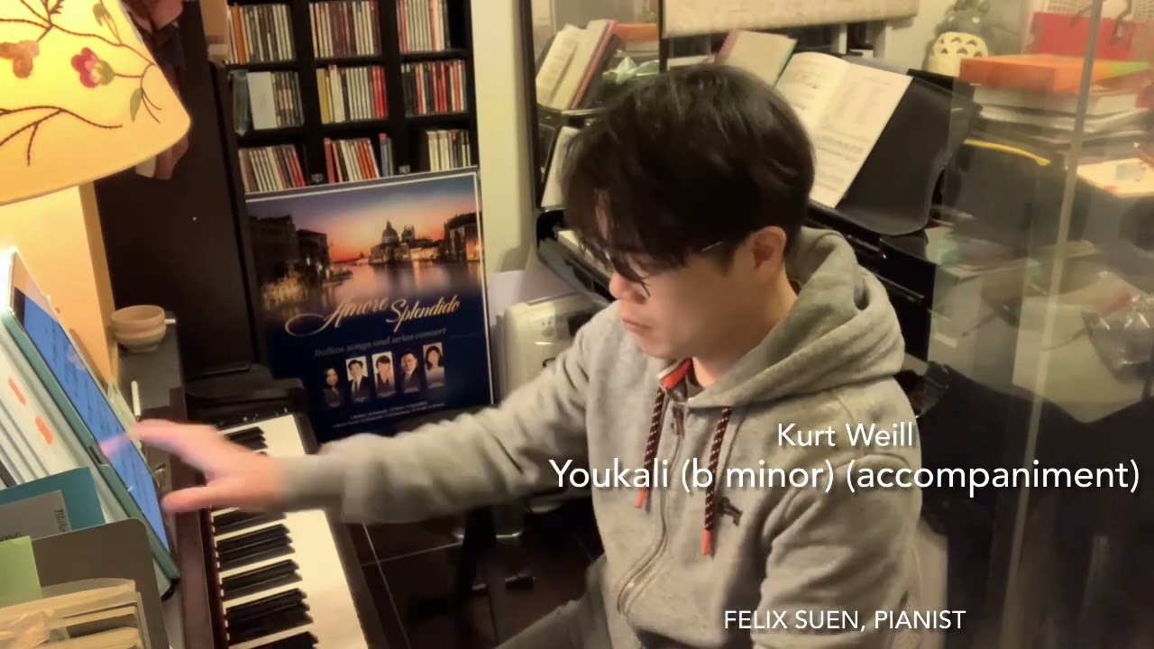 Youkali (accompaniment in low key, b minor) MMO (Kurt Weill) Felix Suen ...