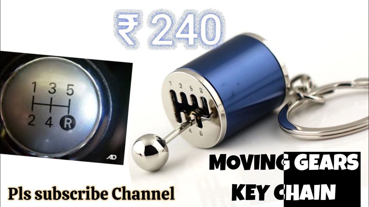 Gear key chain unboxing | cool car theme accessory |6 gear keychain ...