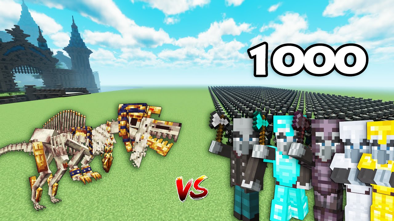 Ancient Remnant Vs 1000 Vindicator | Minecraft - YouTube