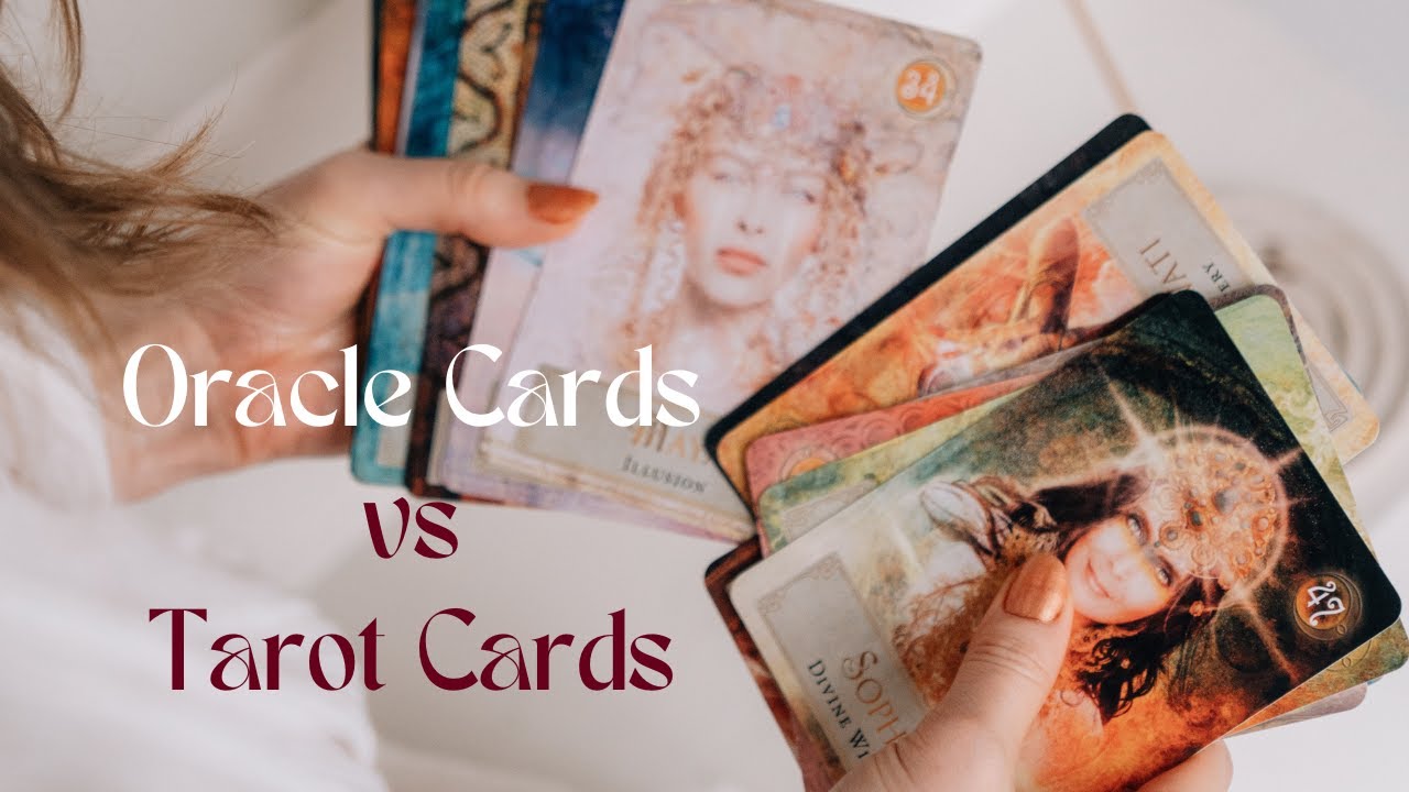 Oracle Cards vs Tarot Cards the differences and similarities of - YouTube