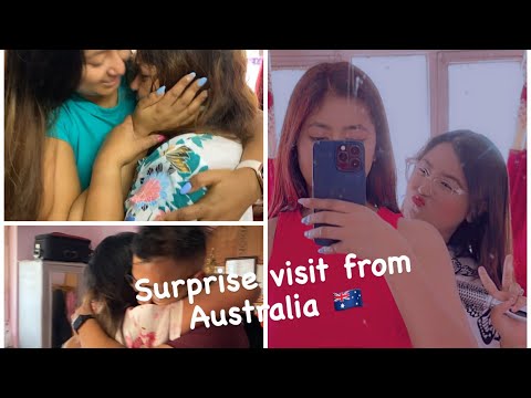 My sister’s surprise visit from Australia 🇦🇺 | Family’s reaction🥹 ️ ...