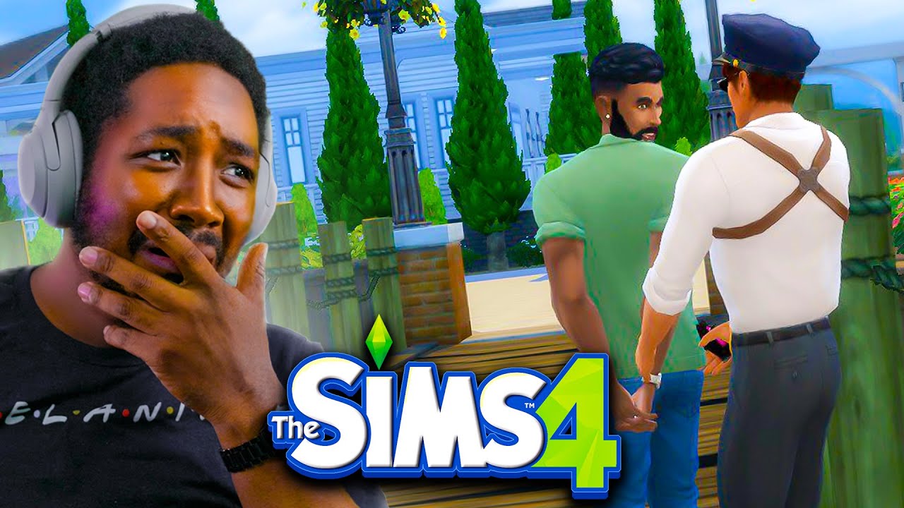 Can't Believe I Got Arrested In THE SIMS 4! | Part 8 - YouTube