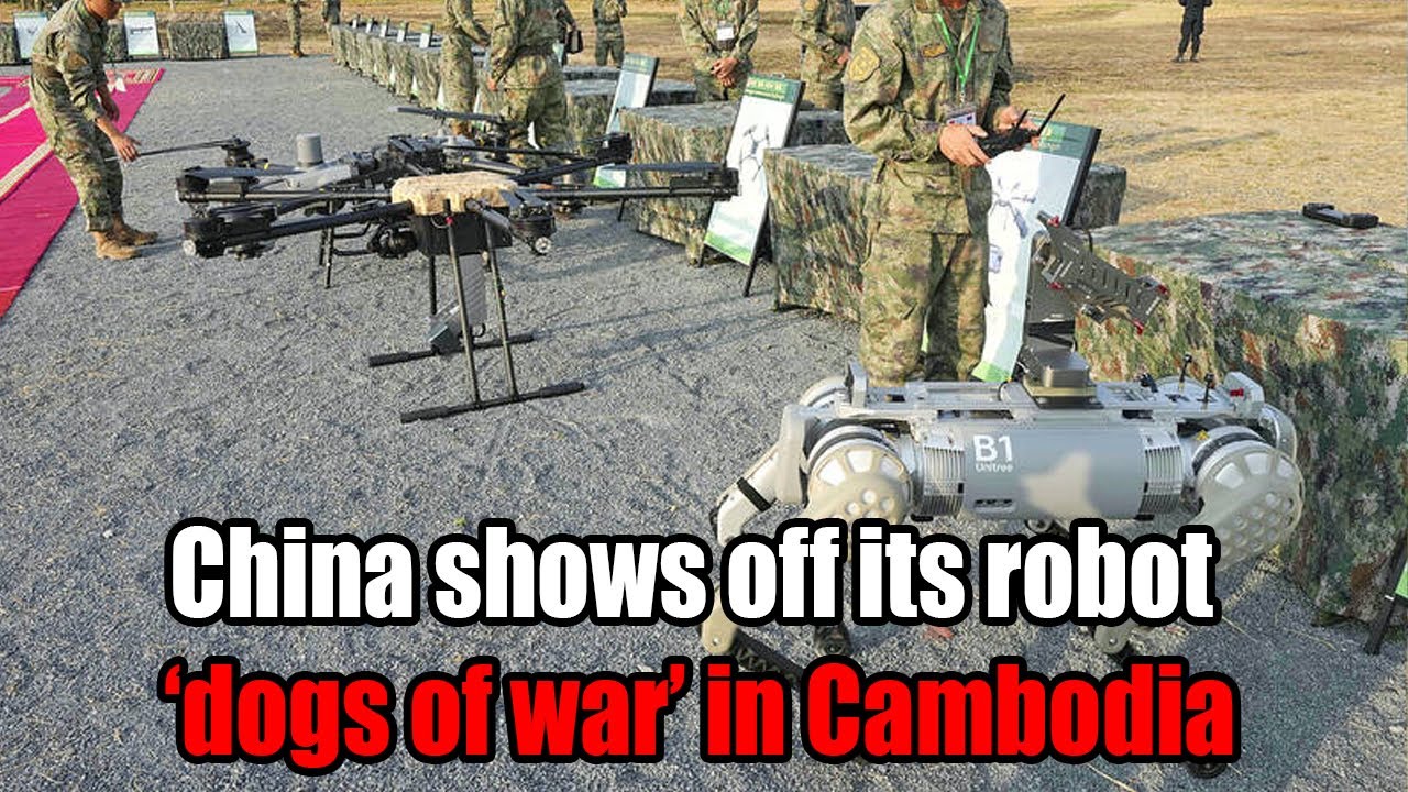 China Unveils Robot Battle Dogs in Massive Joint Military Drills with ...