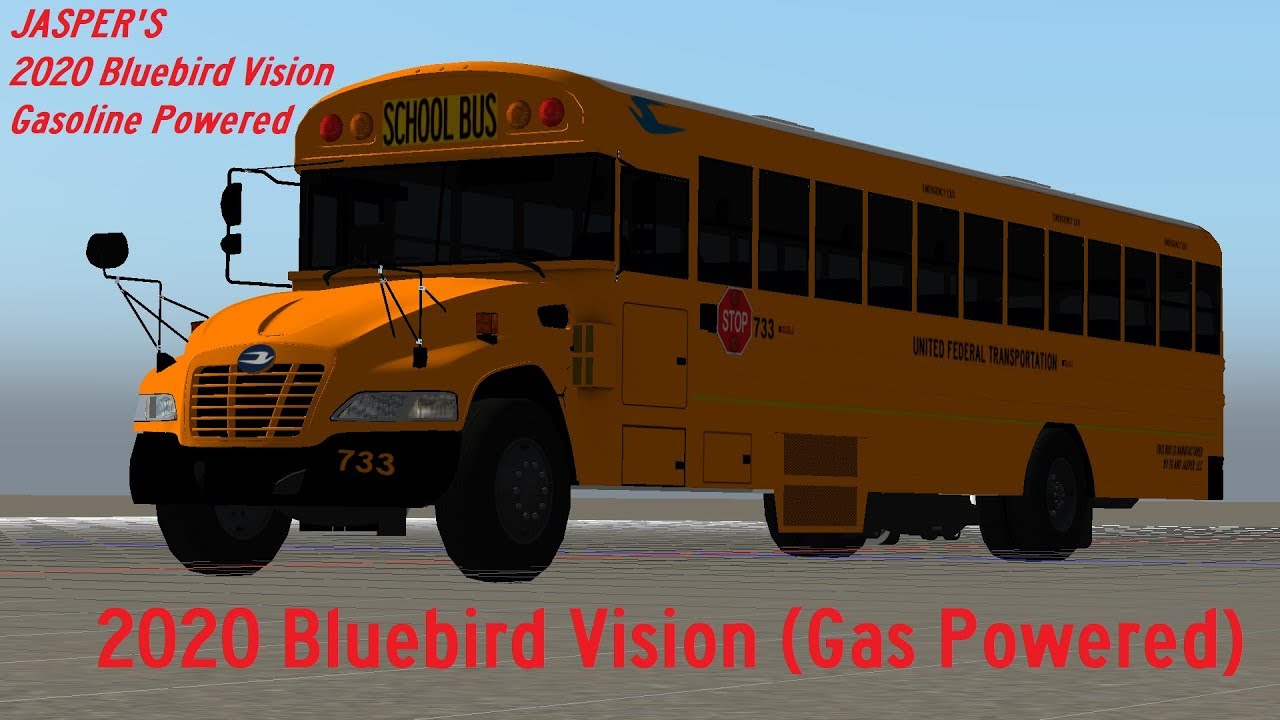First Look- Jasper's 2020 Gasoline Bluebird Vision - YouTube
