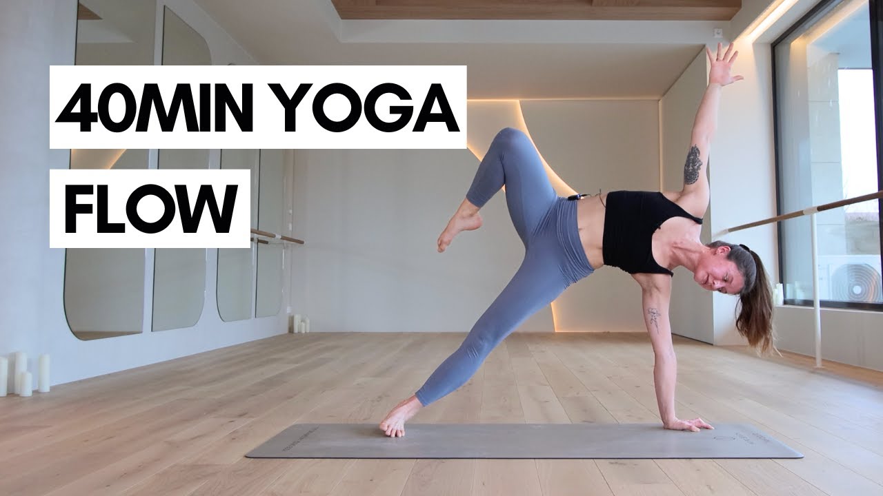 40min Uplifting Vinyasa Flow - YouTube