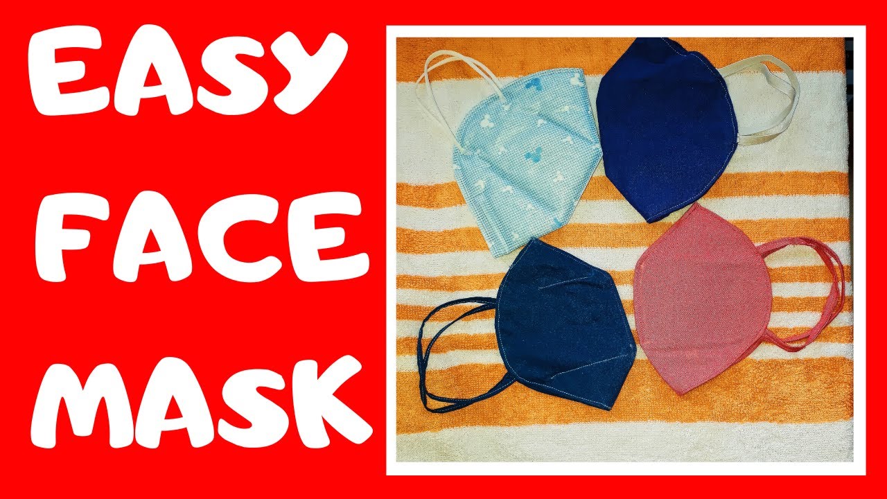 Face Mask Sewing Tutorial || How To Make Cloth Face Mask || DIY || In ...