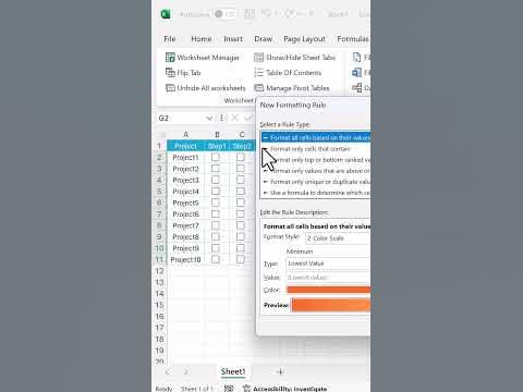 Excel Magical Tip: Checkbox Driven Progress Bars in less than 60 seconds! #shorts - YouTube