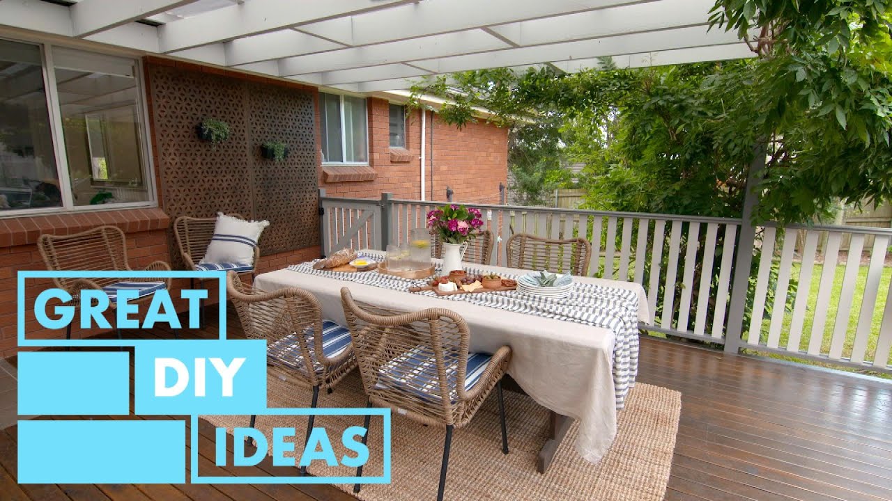 Simple Deck Transformation | DIY | Great Home Ideas - YouTube