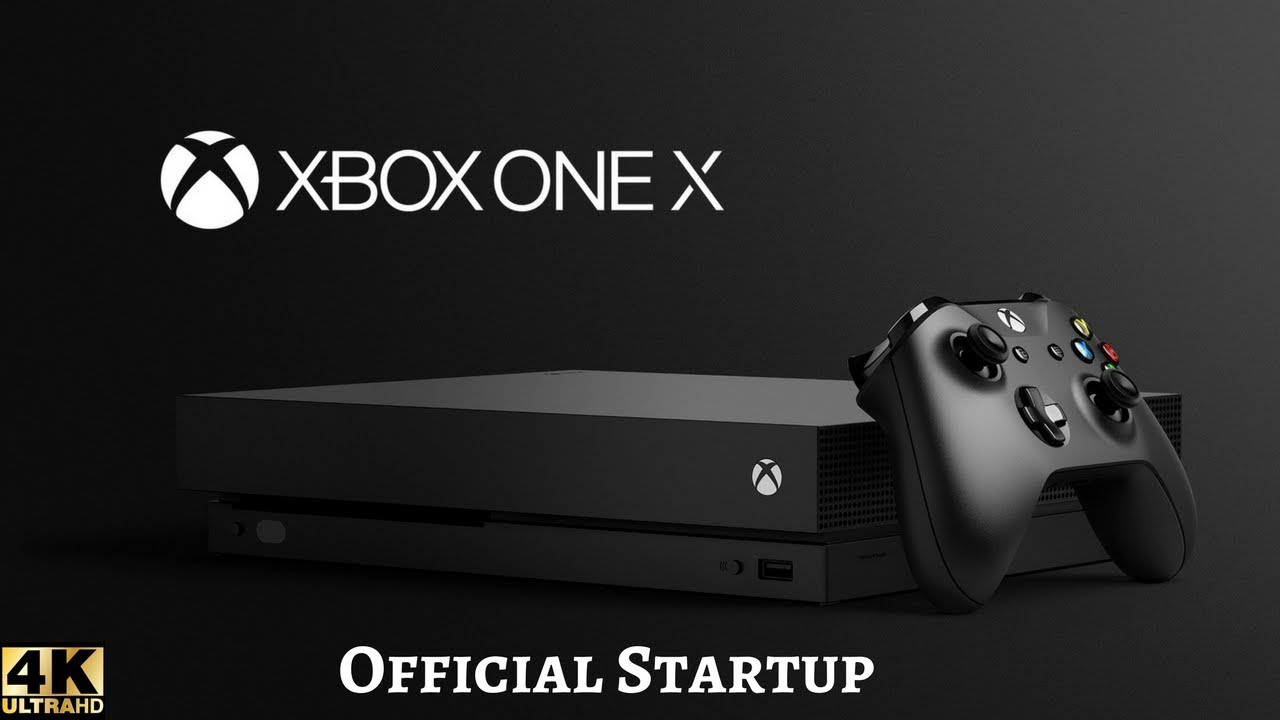 XBOX ONE X "Official Startup Screen" [4K] - YouTube
