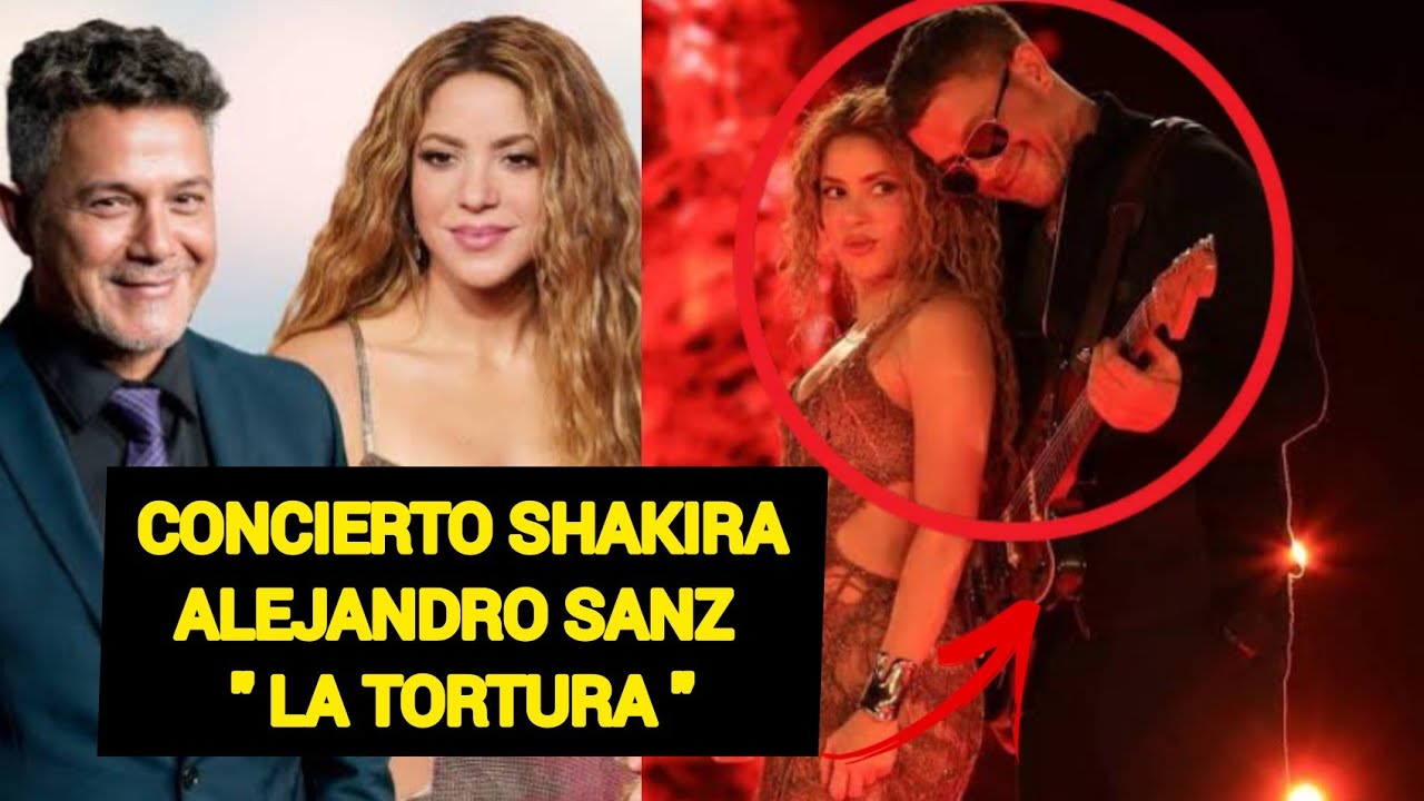 💥Shakira y Alejandro Sanz "LA TORTURA" Concierto Charlotte 2025 | VÍDEO ...