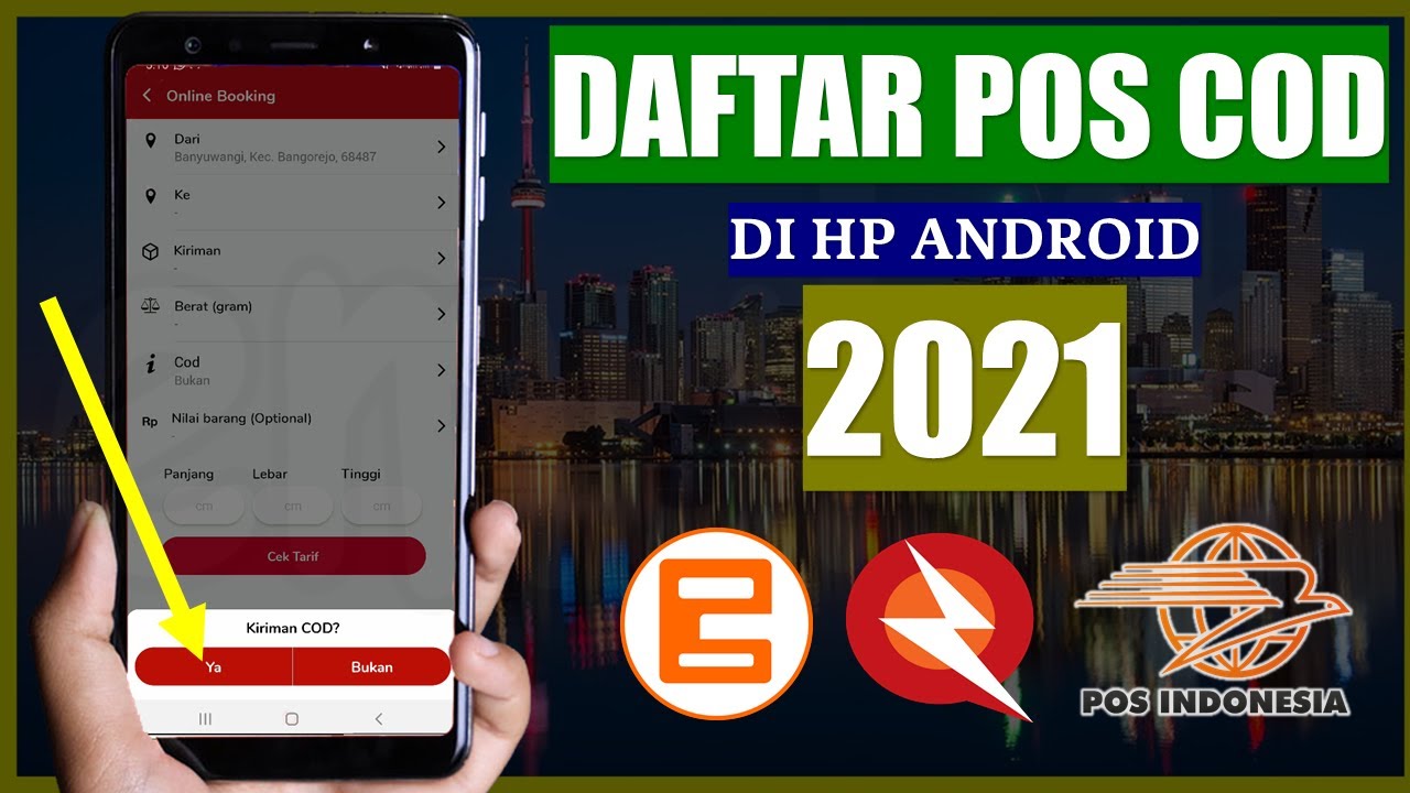 Cara Daftar Pos COD 2021 Lewat HP | Bayar Di Tempat Pos Indonesia - YouTube