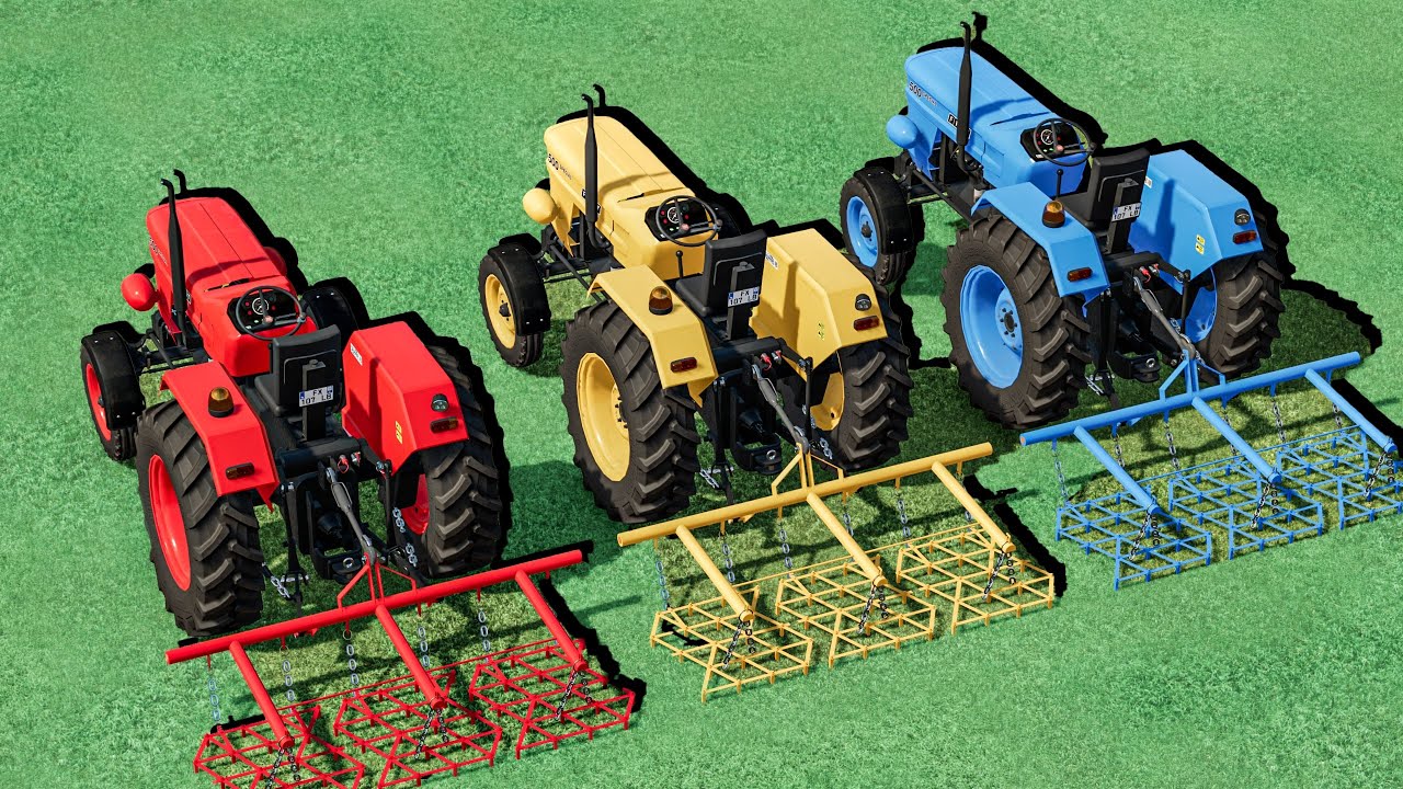 Tractors With Colors - WEEDS CLEANING WORK with FIAT SUPER TRACTORS ...