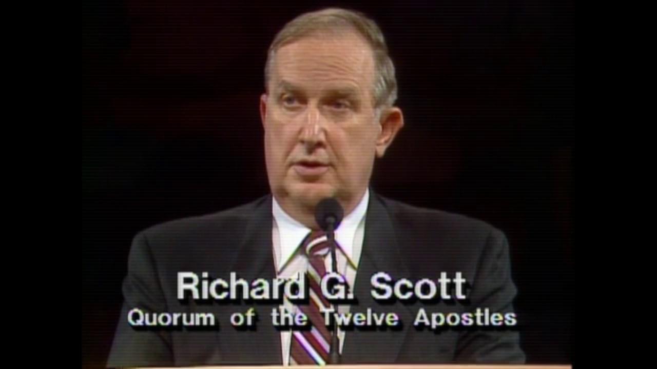 LDS Apostle Richard G Scott - Victims of Abuse Should Repent - YouTube