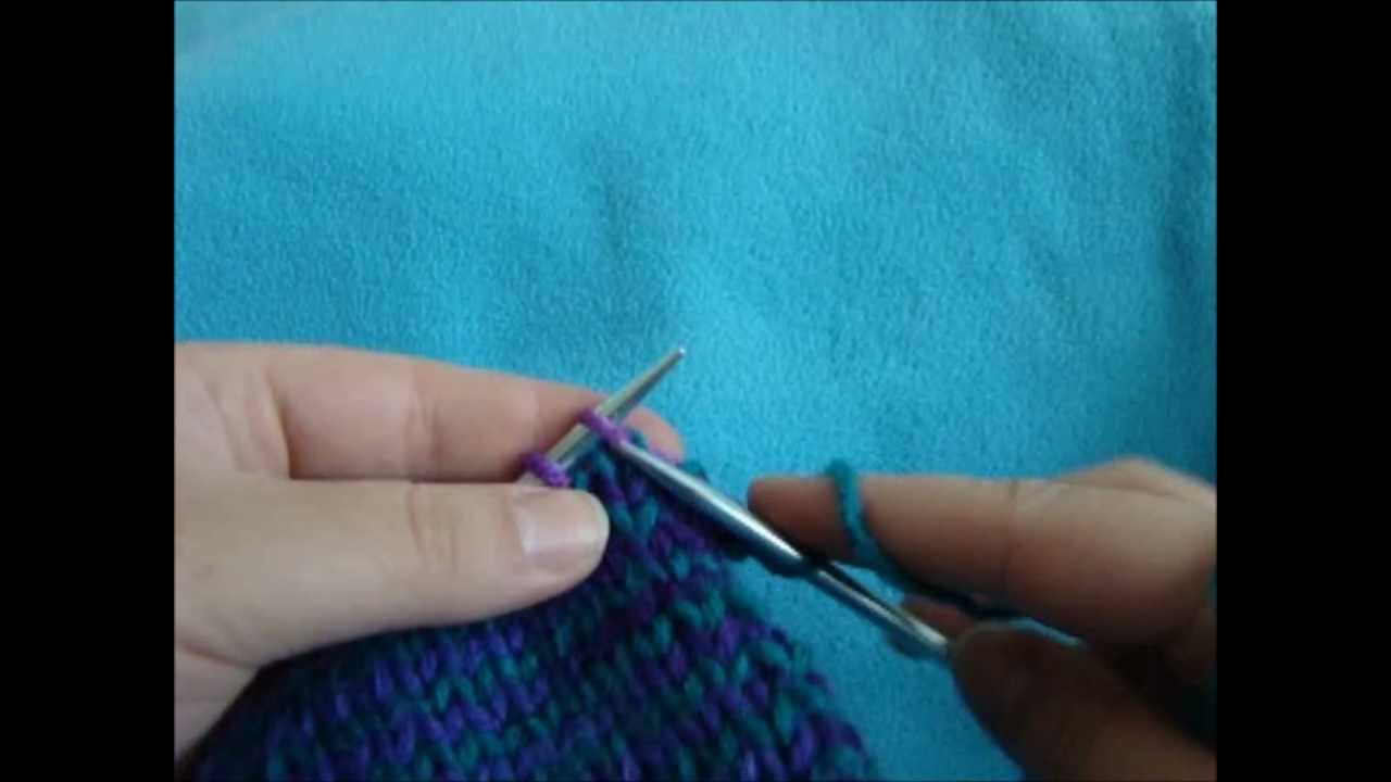 Knitting in the Round Straight Part 2: Knitting an Open Tube - YouTube