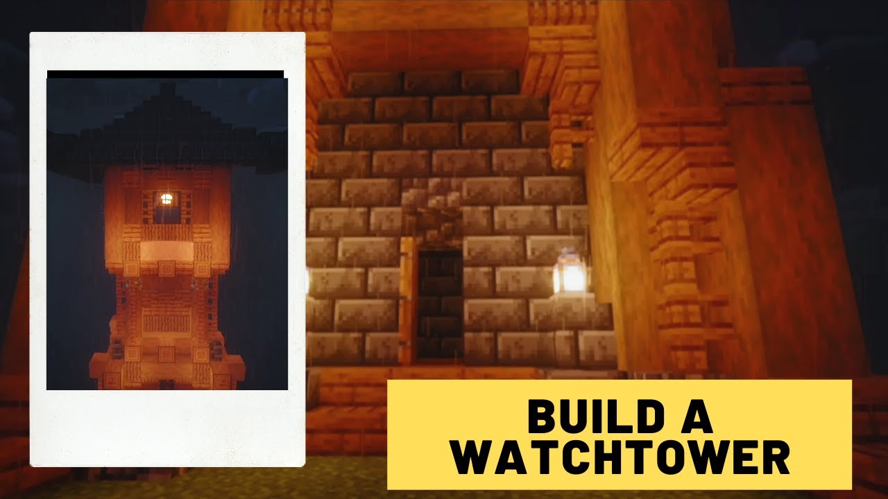 How To Build A Watchtower In Minecraft? - YouTube