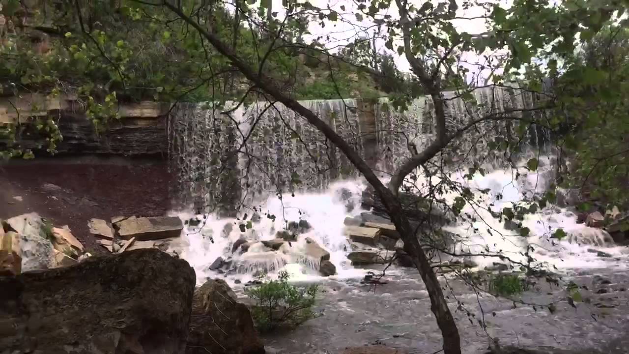 Cowley County Waterfall - YouTube