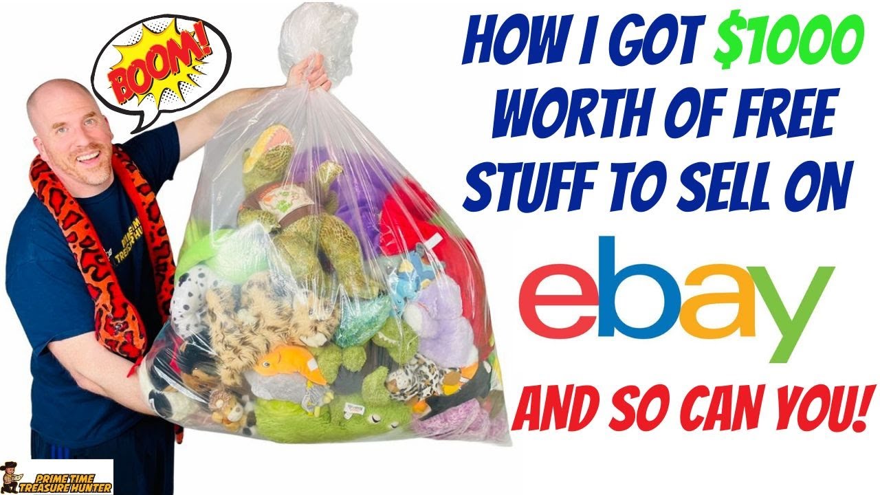 How I Got $1000 Worth of FREE STUFF to Sell on Ebay! - YouTube