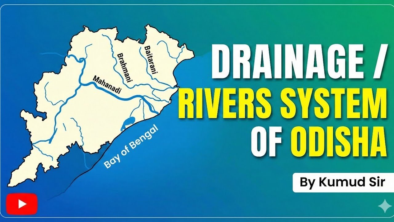 Drainage/River System of Odisha-2|| Odisha Gk || By Kumud Sir|| For ...