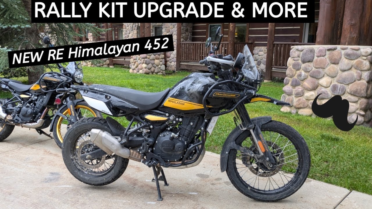 New RE Himalayan 452 w/ Rally Kit, Another Fully Dressed...and Cows ...