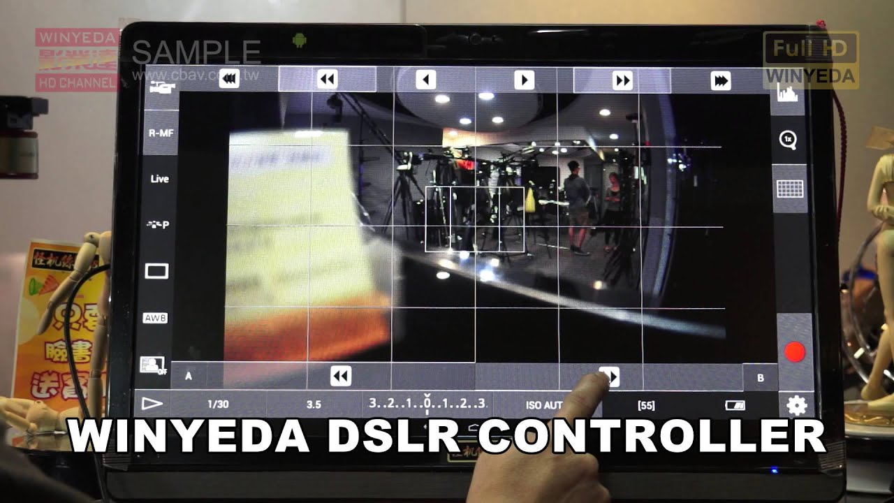 DSLR Controller 攝錄影 教學 電動雲台 電動滑軌 模擬 2014 WINYEDA DSLR CONTROLLER ...