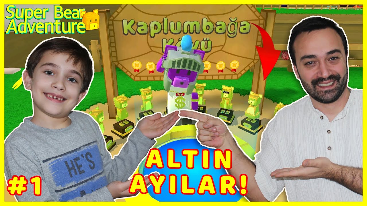 SUPER BEAR ADVENTURE ALTIN AYI NASIL ALINIR? MUHAMMED ALP İLE ALTIN AYI ...