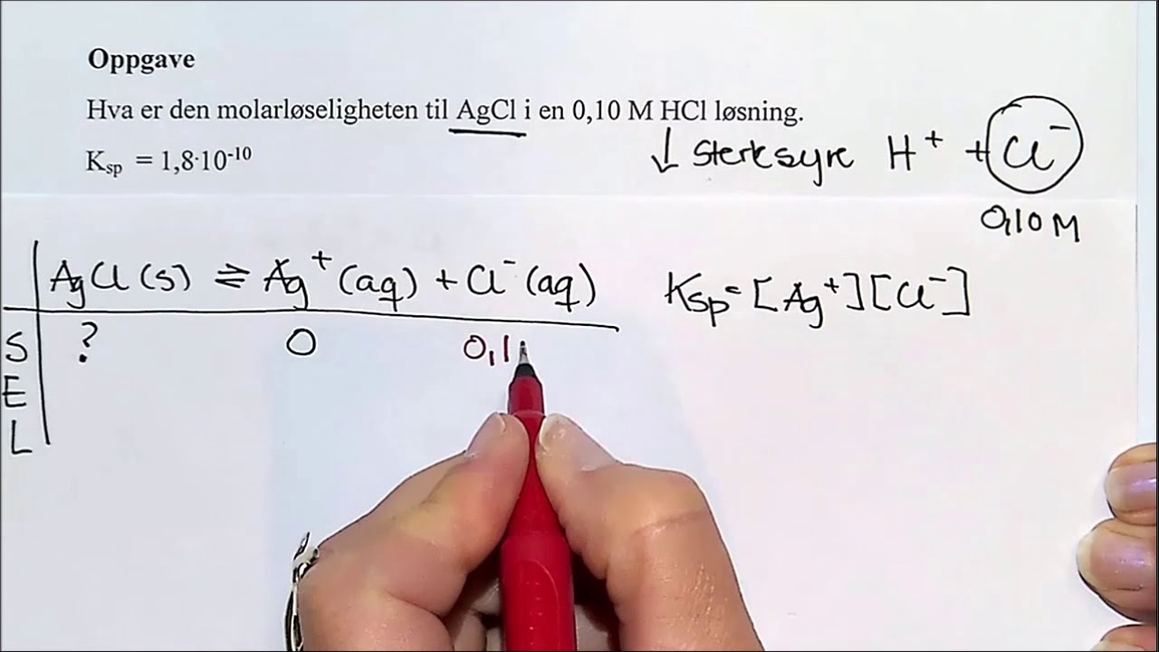 løslighet AgCl i HCl - YouTube