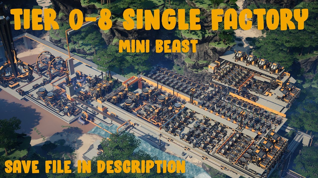 Reach tier 8 in 20 hours with style - Satisfactory EP4 (+ save file ...