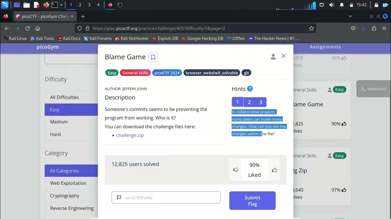 Cracking the Code: picoCTF General Skills - Blame Game Walkthrough (Beginner Friendly) - YouTube