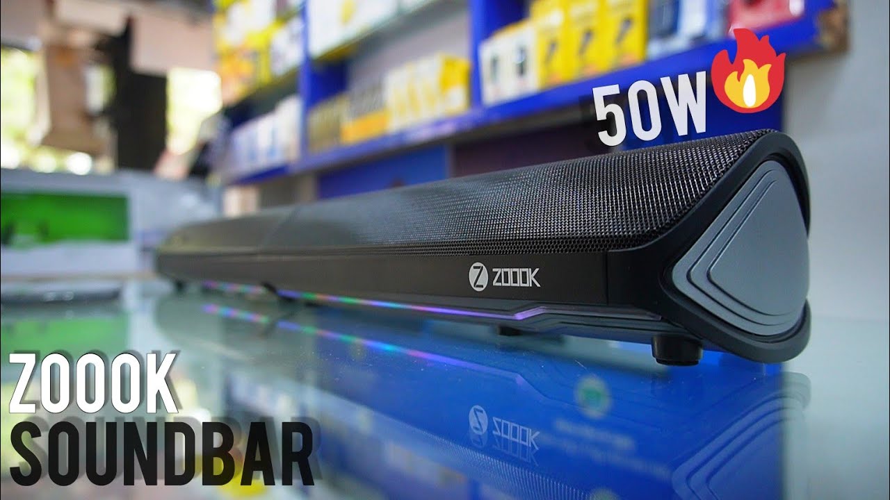 Zoook ZK-ZB-Studio Solo 50 W Bluetooth Soundbar (Stereo Channel ...