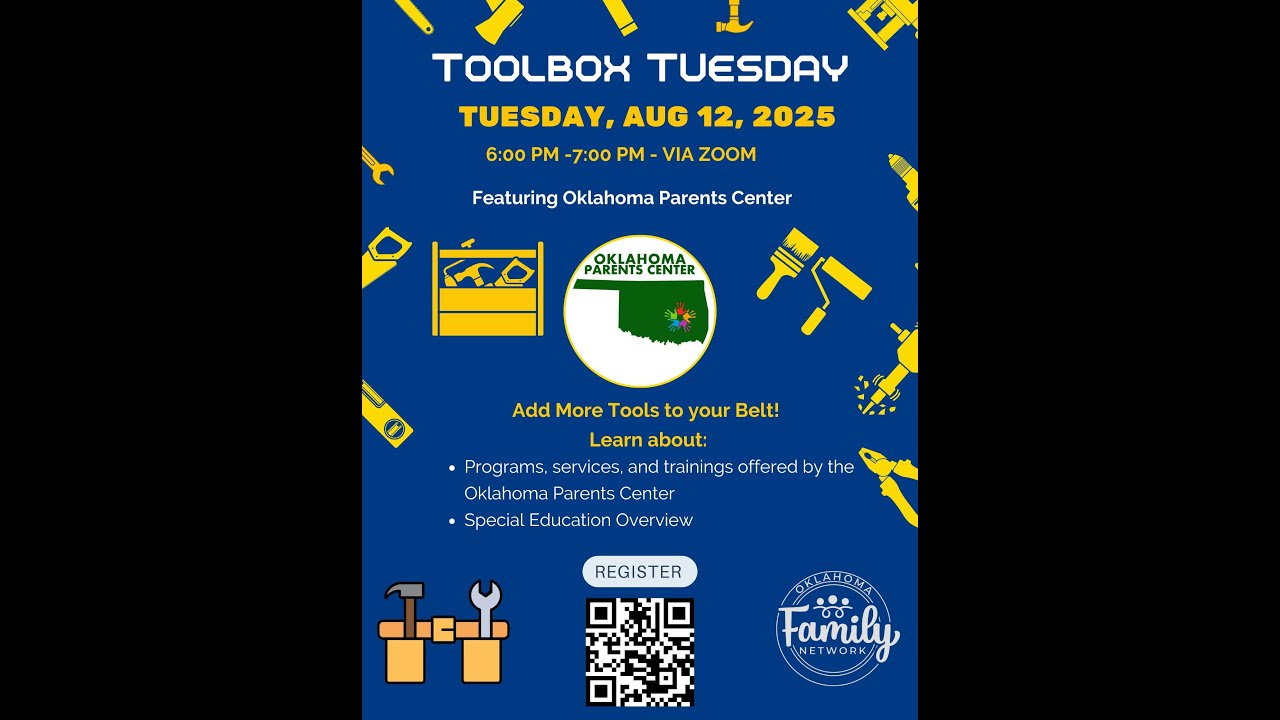 Tool Box Tuesday with The Oklahoma Parent Center - YouTube