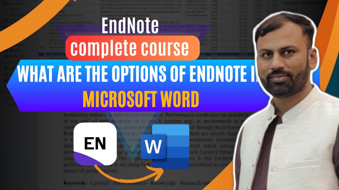 What are the options of Endnote in Microsoft Word and how to use these ...