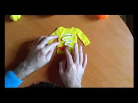 Oyun Hamurundan Şekiller - Tshirt Elbise - make tshirt with playdoh