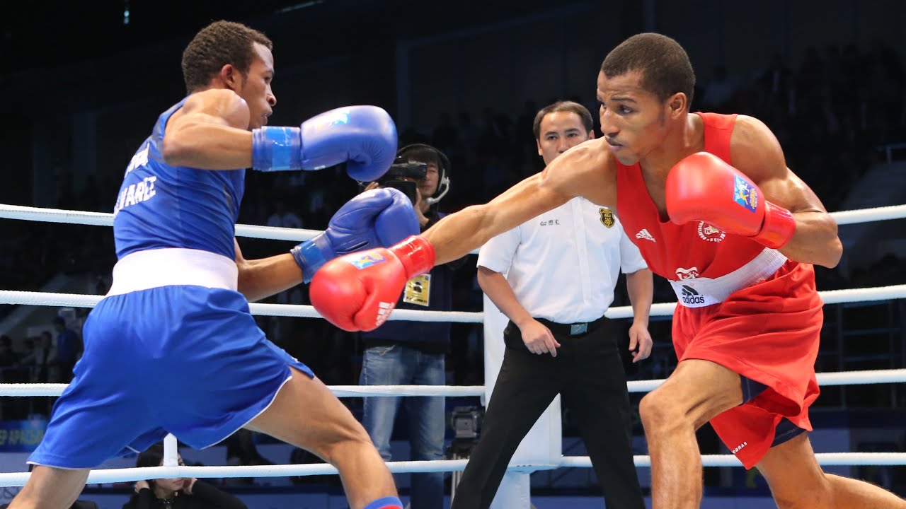 Lázaro Álvarez (CUB) vs. Robson Conceição (BRA) AIBA World Boxing ...