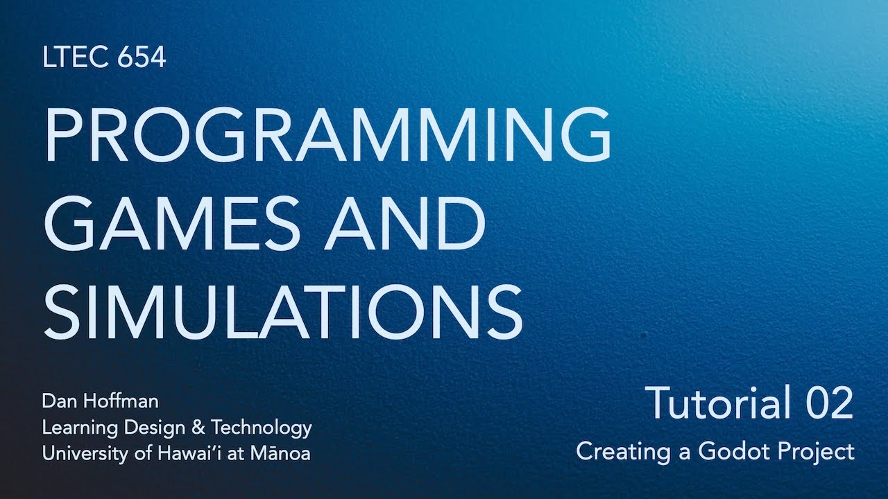 Godot Tutorial 02: Creating a Godot Project - YouTube