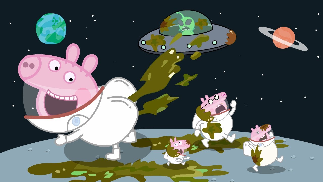What Is Peppa Doing In The Galaxy?!!! Peppa Pig Funny Animation - YouTube