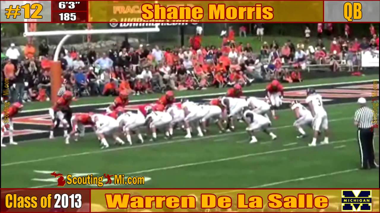 2011 Junior Highlights of Shane Morris -Class of 2013 QB Committed to ...