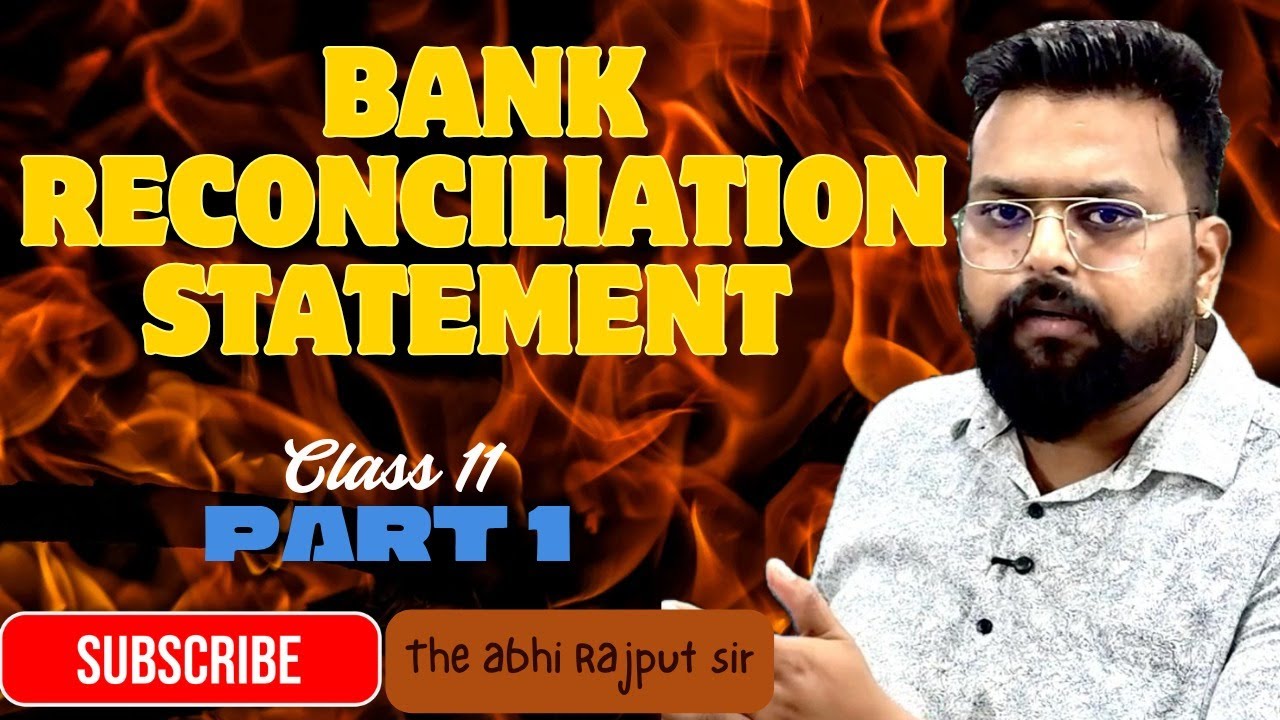 Bank Reconciliation Statement | Introduction |Part 1| Basic Concept ...
