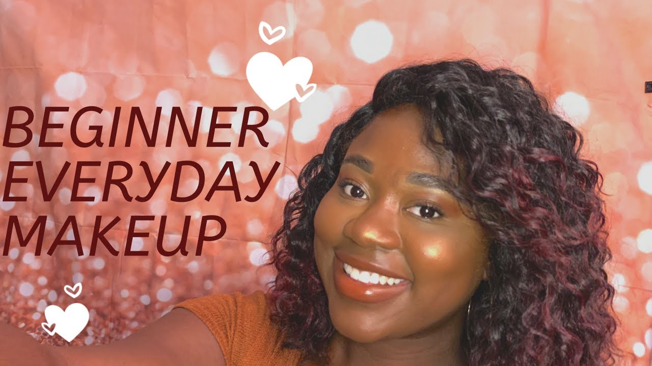 Beginner Everyday MakeUp on Dark/Deep Skin - YouTube