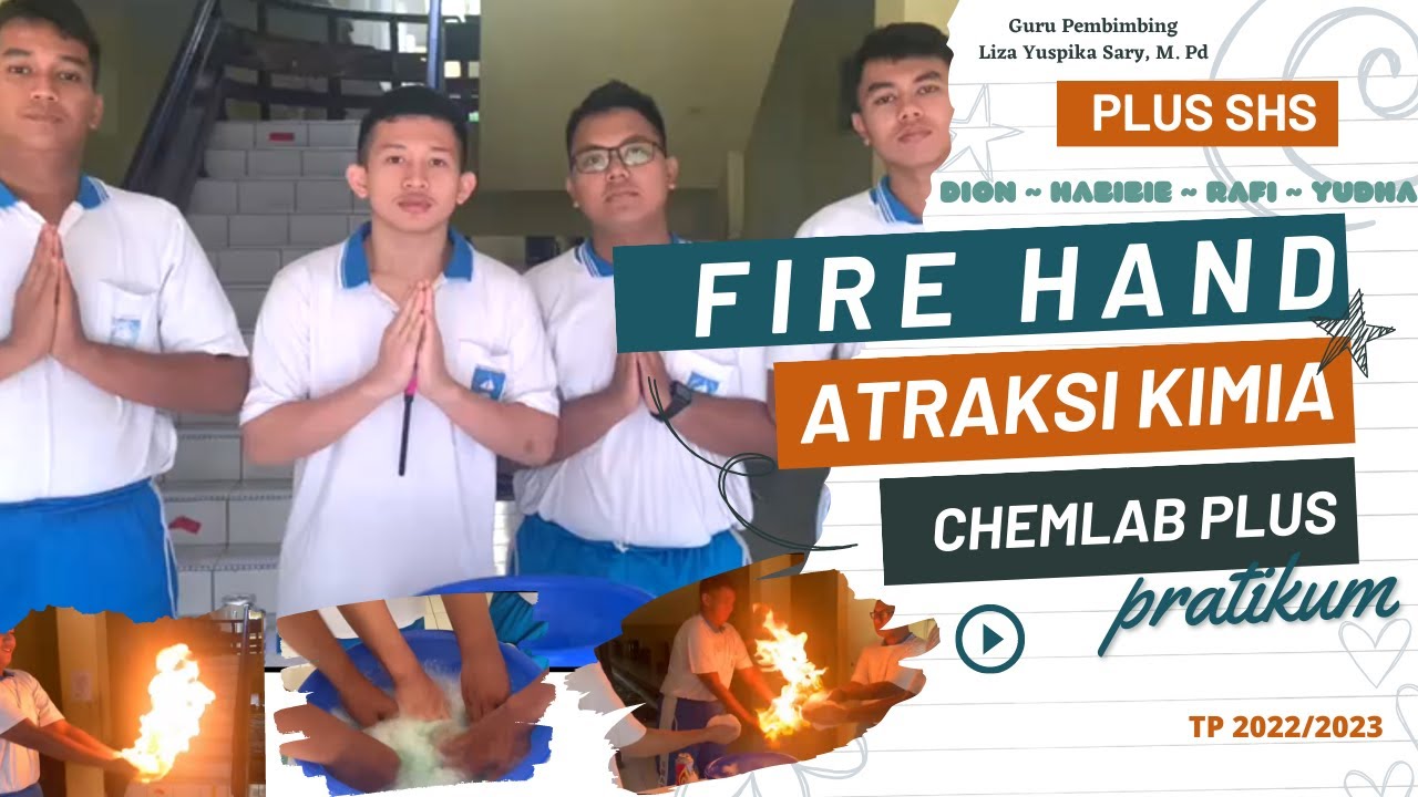 FIRE HAND | ATRAKSI KIMIA | PERCOBAAN TANGAN BERAPI - YouTube