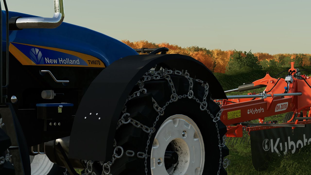 FS22 | Edgewater , saskatchewan | New Holland Bi-Directional | Raking ...