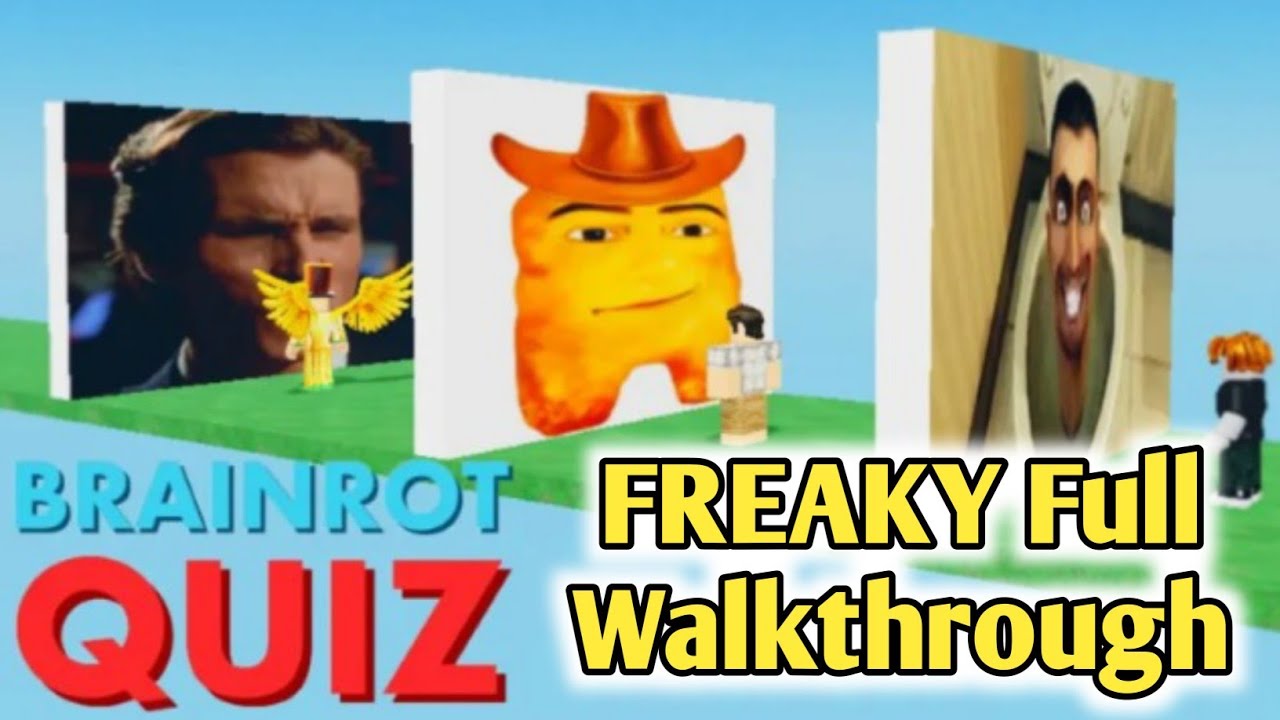 All BRAINROT Quiz! FREAKY Mode Answers | Roblox BRAINROT Quiz! FREAKY ...