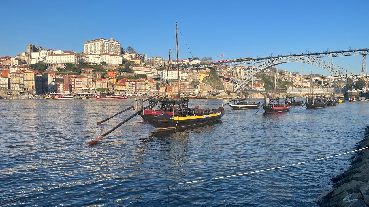 PASSEIO NA BEIRA DO RIO DOURO OPORTO PORTUGAL 🇵🇹 - YouTube
