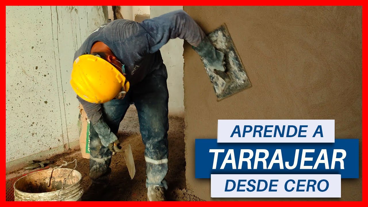 ¿CÓMO TARRAJEAR UN MURO? | PASO A PASO | APRENDE EN 5 MINUTOS - YouTube