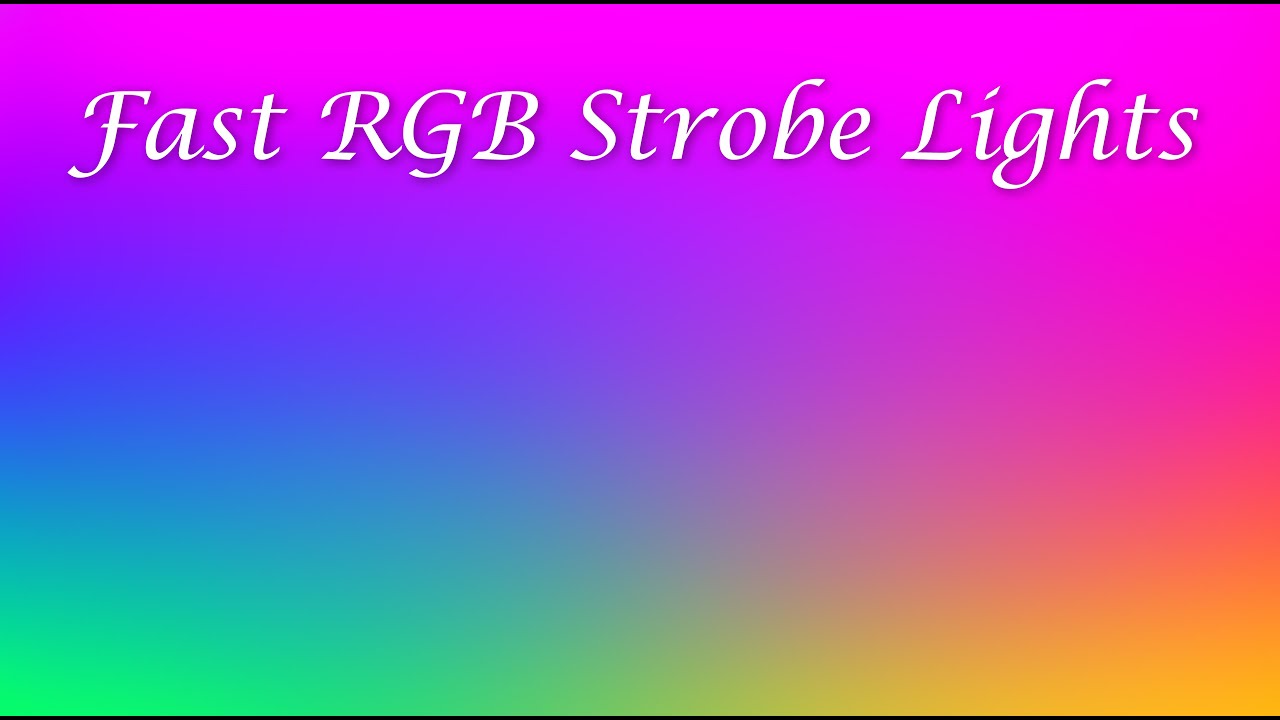 ⚡ Fast RGB Strobe Lights | High-Energy Flashing Colors for Party ...