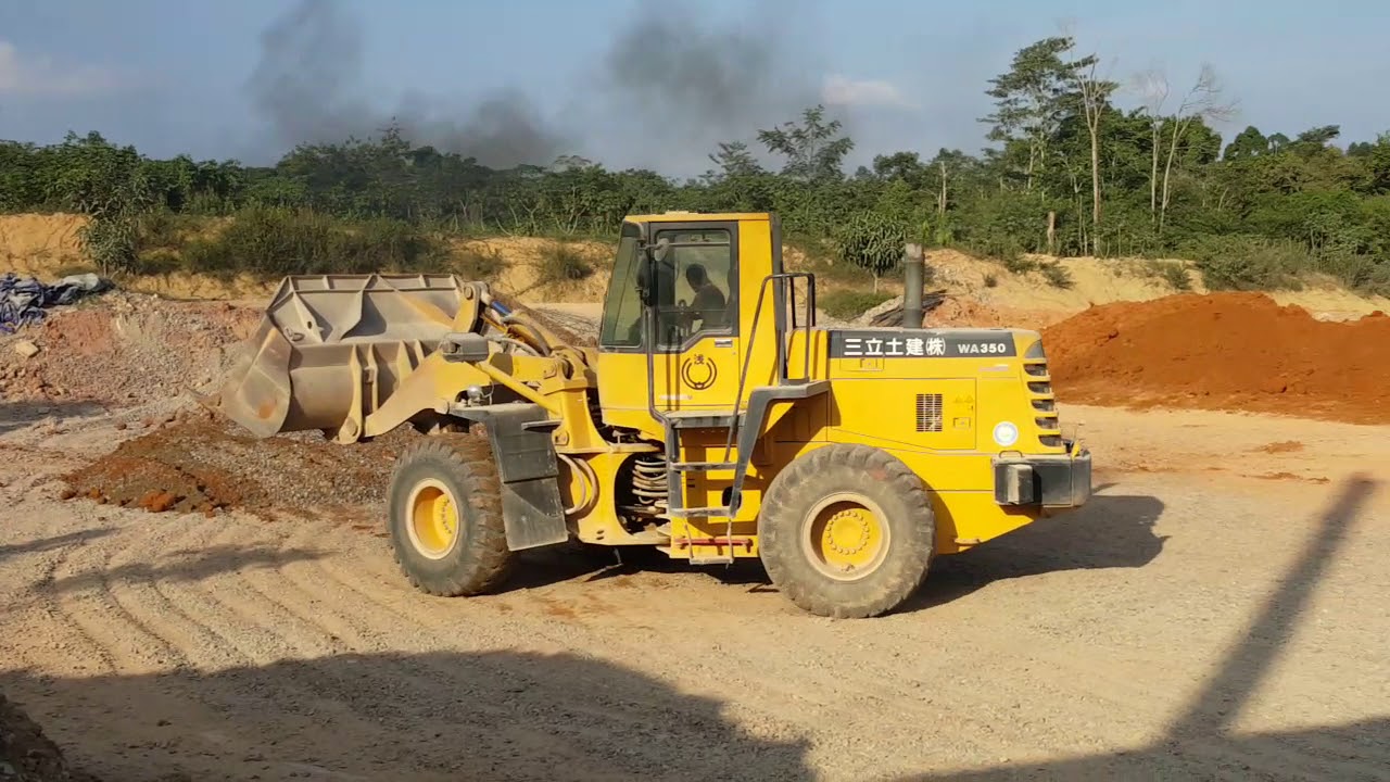 loader komatsu wa 300 - YouTube