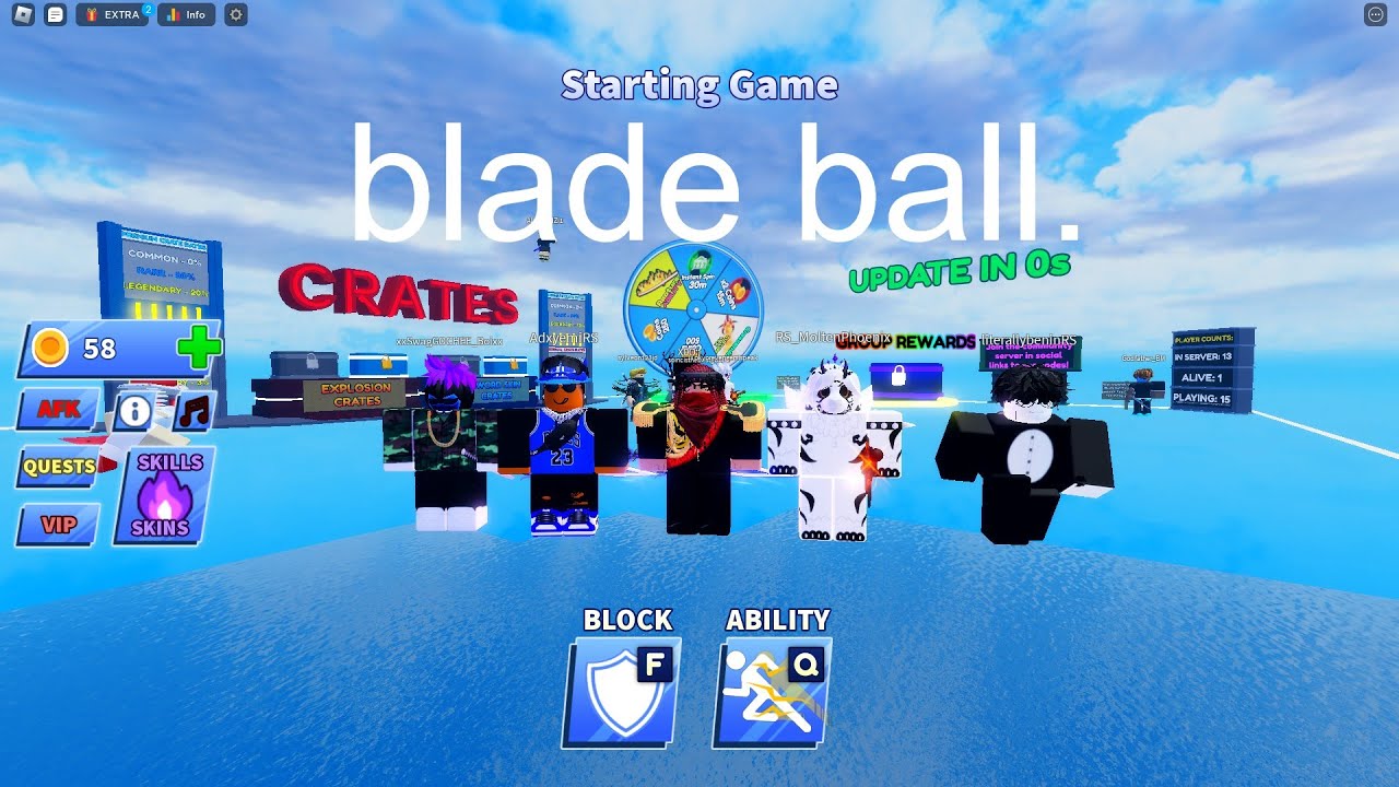 ROBLOX Bladeball UPDATE LIVE! - YouTube