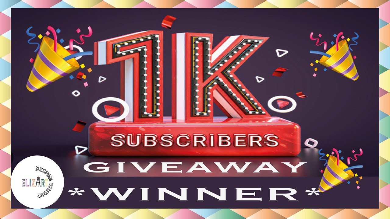 1K WINNER DRAW AND ANNOUNCEMENT - YouTube